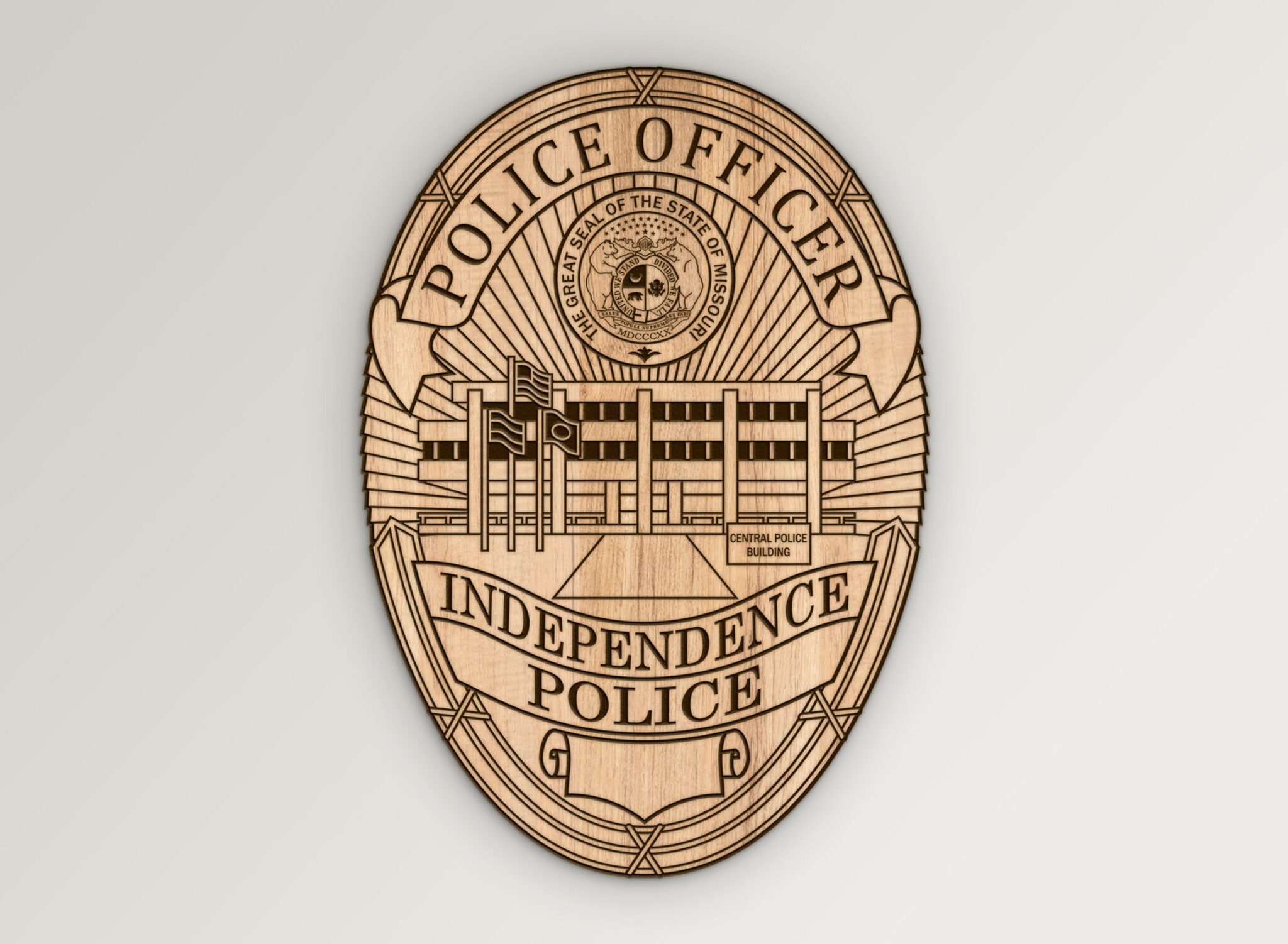 Independence Missouri Police Officer Badge SVG Vector Files | Vector911