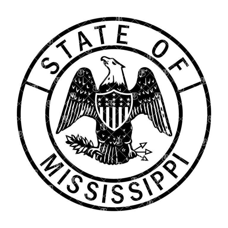 Mississippi State Seal Bundle SVG Vector Files | Vector911