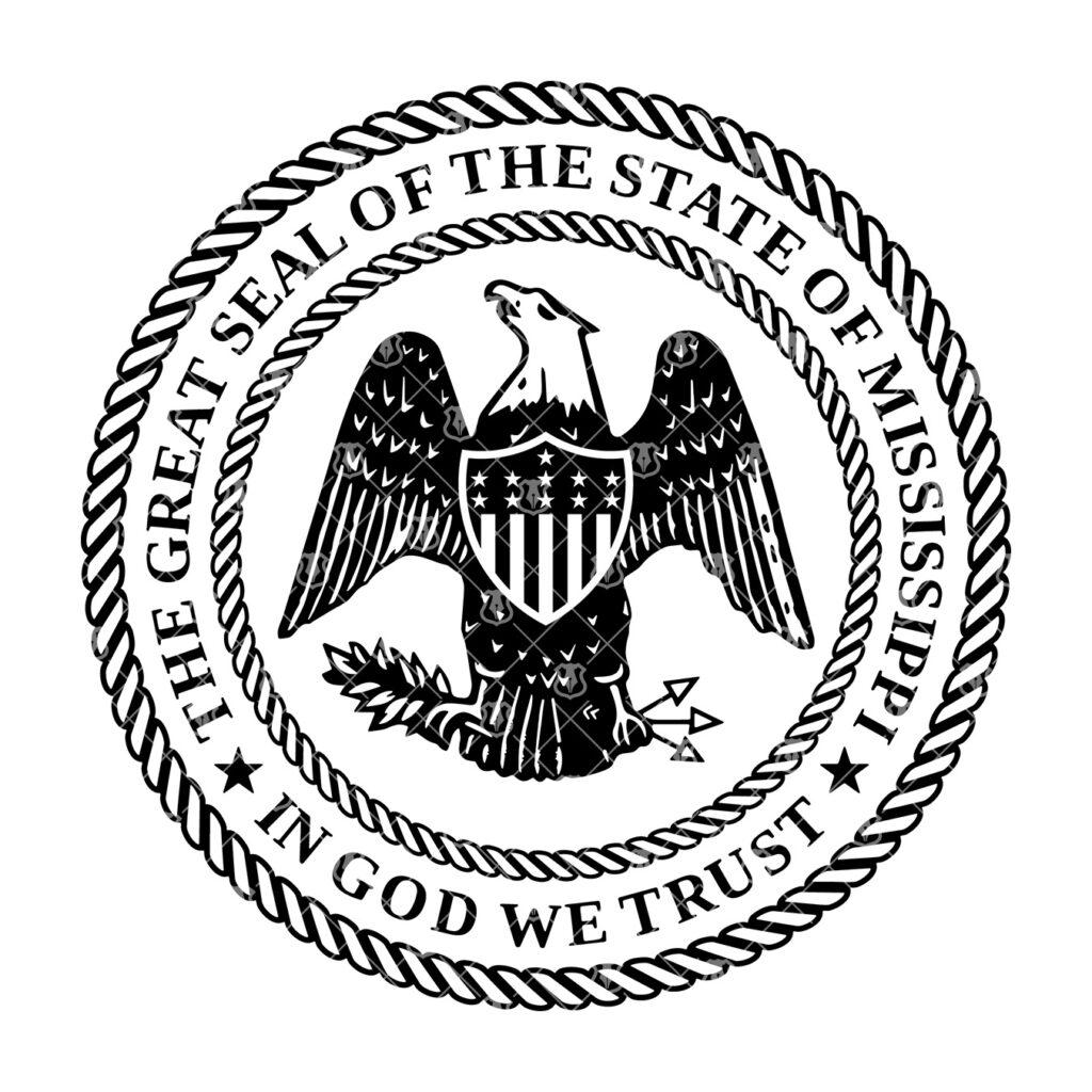 Mississippi State Seal Bundle SVG Vector Files | Vector911