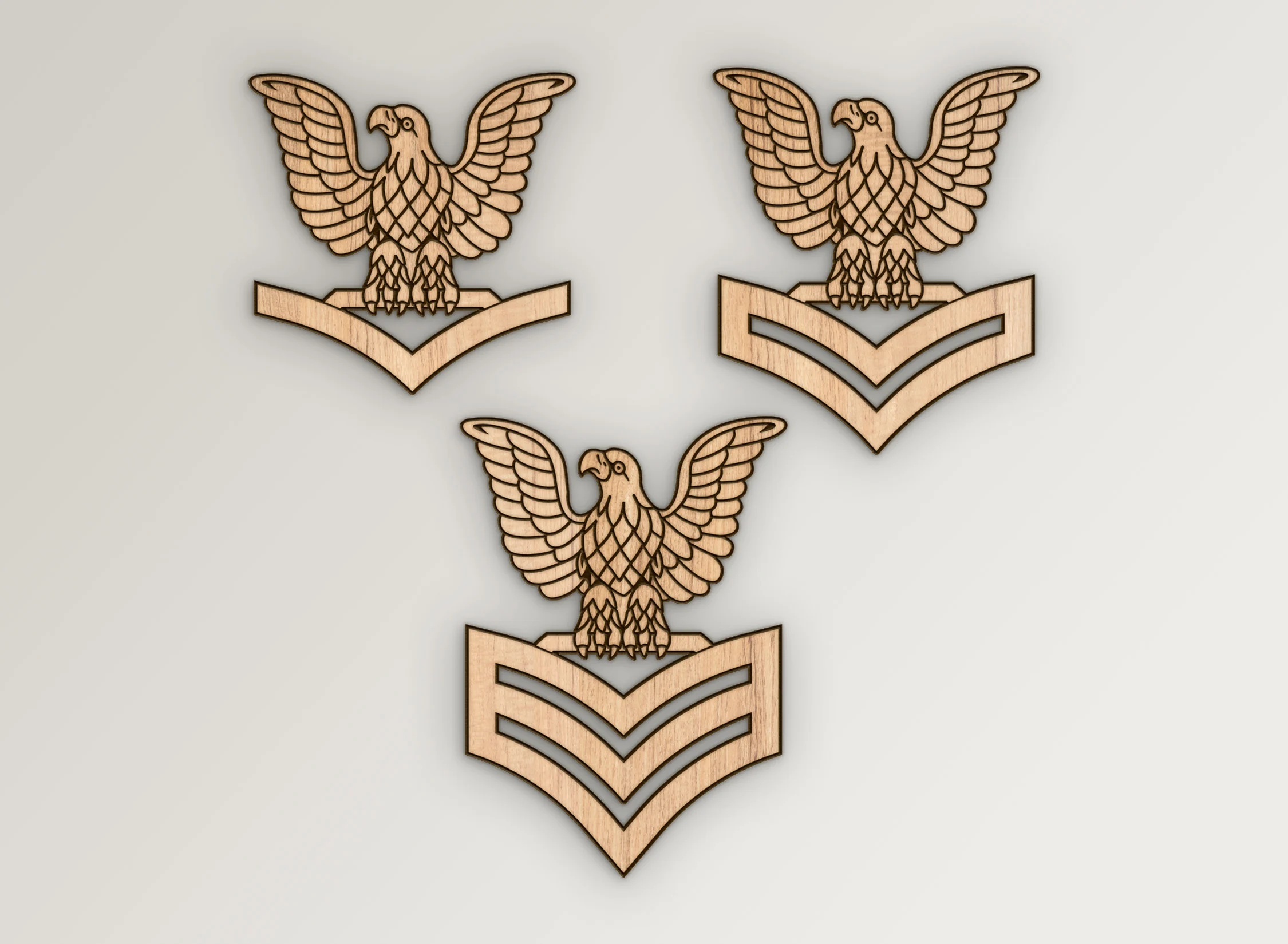 Navy Enlisted Ranks E4 E5 E6 Chevrons Bundle SVG Vector Files | Vector911