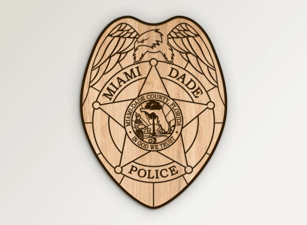 Miami Dade County Police Badge