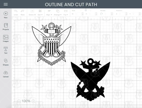 Coast Guard Yeoman Master Chief YNCM Rating Insignia Anchor SVG Vector ...