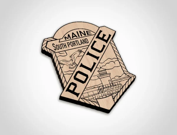 South Portland Maine Police Department Badge SVG Vector Files | Vector911