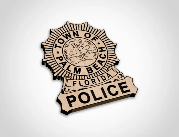 Town of Palm Beach Florida Police Badge SVG Vector Files | Vector911