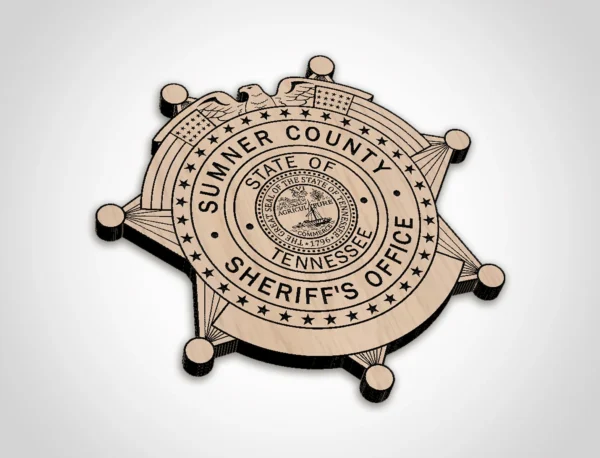 Sumner County Tennessee Sheriff Badge SVG Vector Files | Vector911